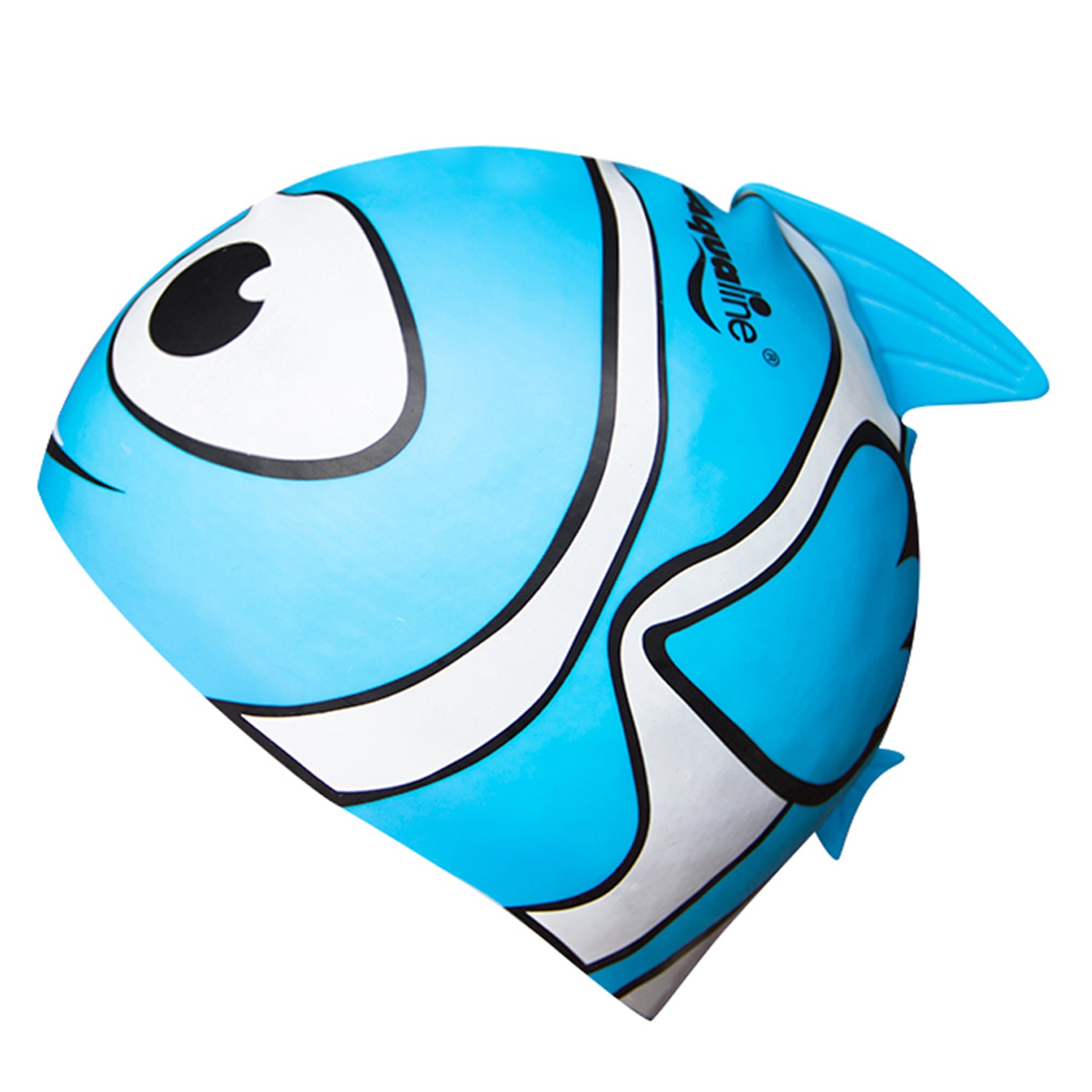 Fish Silicone Kids Swim Cap | Junior Fit | Fun & Comfy | Aqualine NZ
